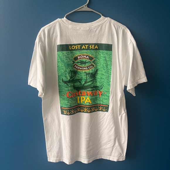 Shirts | Kona Brewing Co Castaway Ipa Shirt White | Poshmark